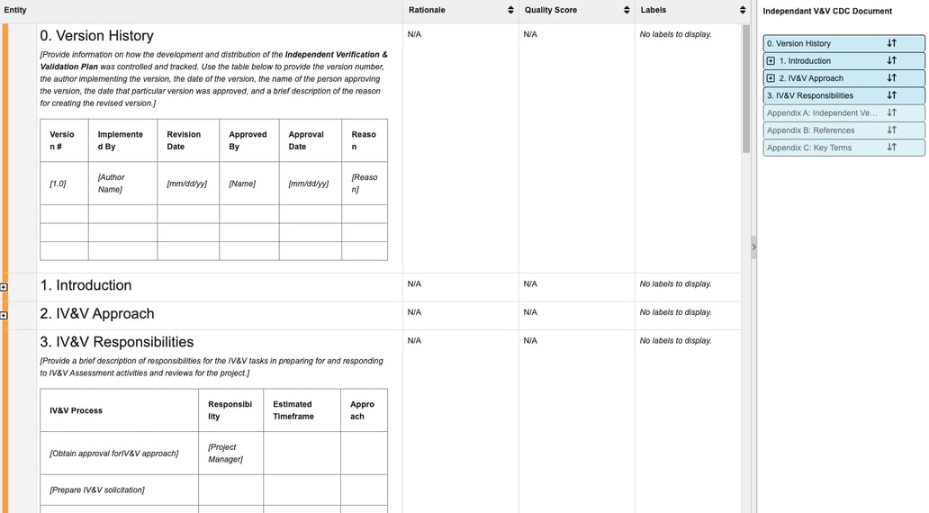 Independent Verification & Validation Plan Document Independent Verification & Validation Plan Document